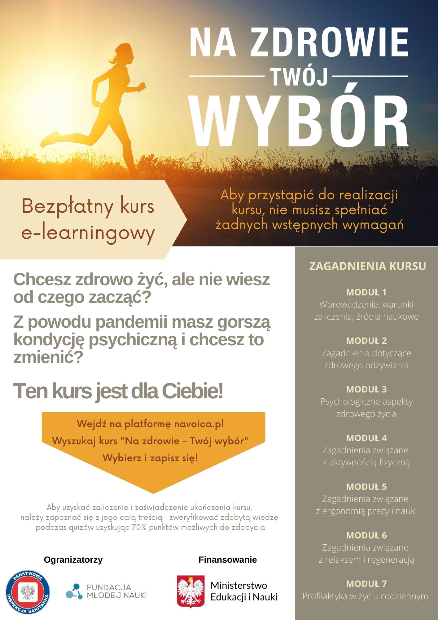 Kurs e-learningowy „Na zdrowie – Twój wybór” - Gmina Wołomin